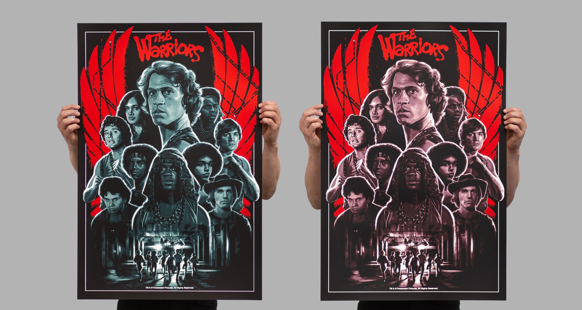 Warriors 40th-anniversary screenprint by Sam Gilbey.