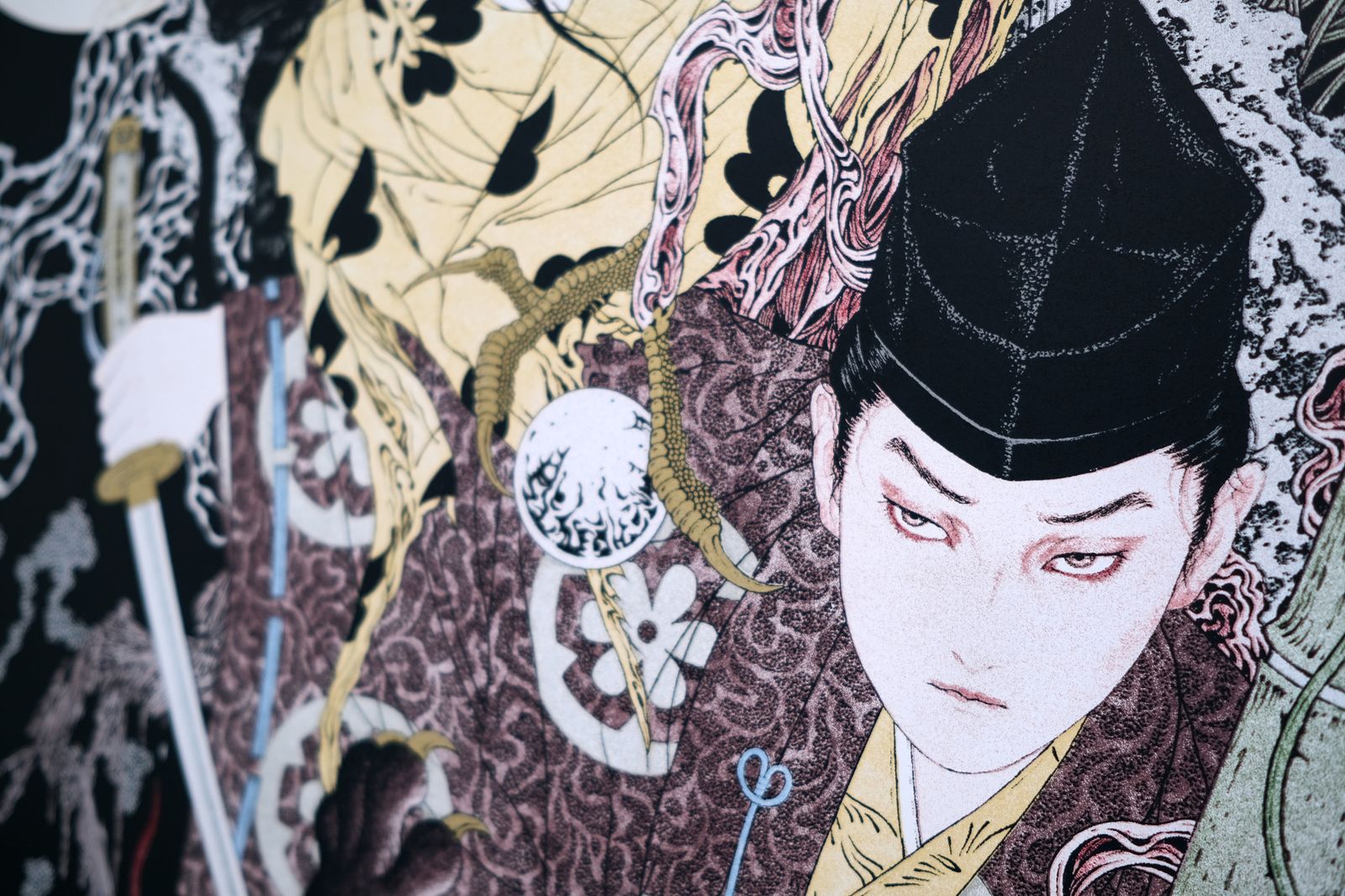 Onibaba and Kuroneko, screenprinted alt. movie posters by Takato Yamamoto