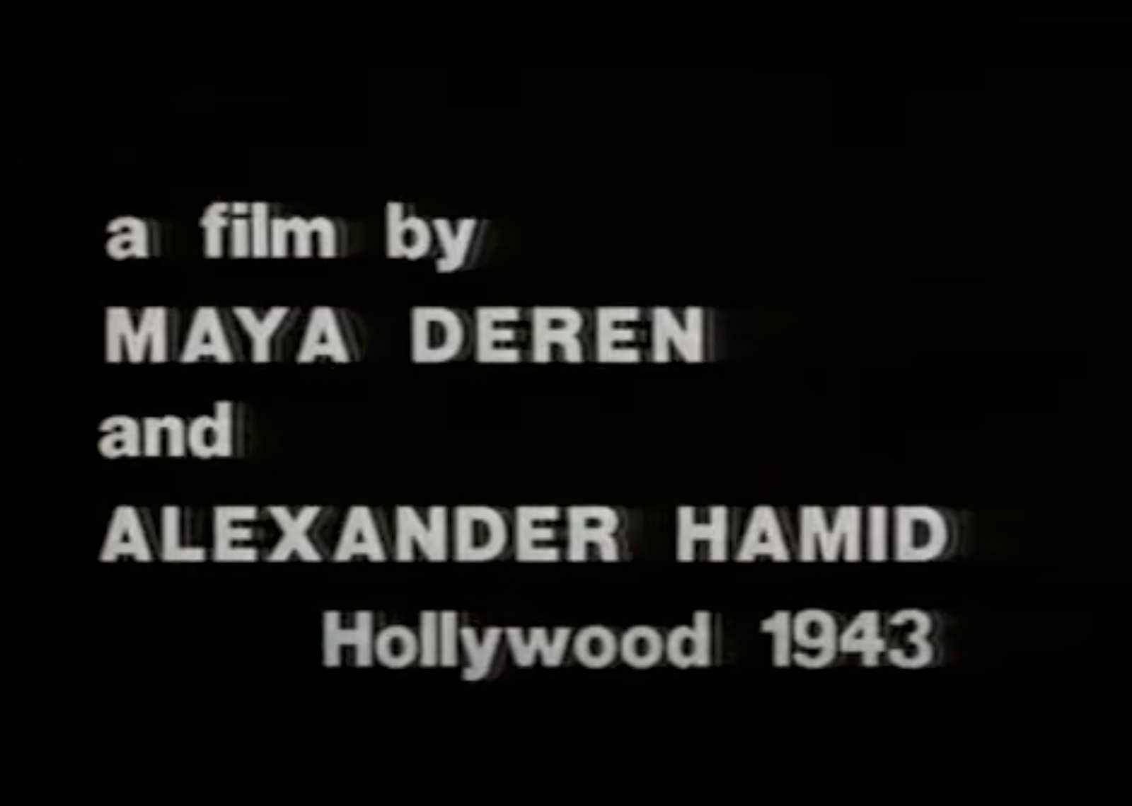 'Meshes of the Afternoon' is a new silkscreen poster edition by ...